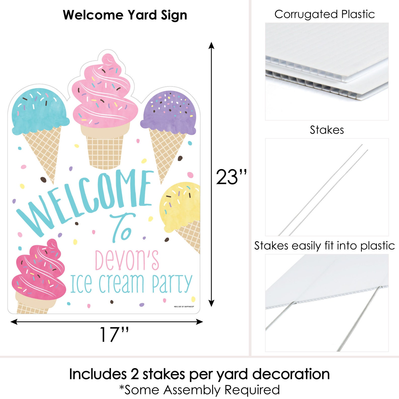 Scoop up the Fun Ice Cream Party Decorations Sprinkles - Etsy