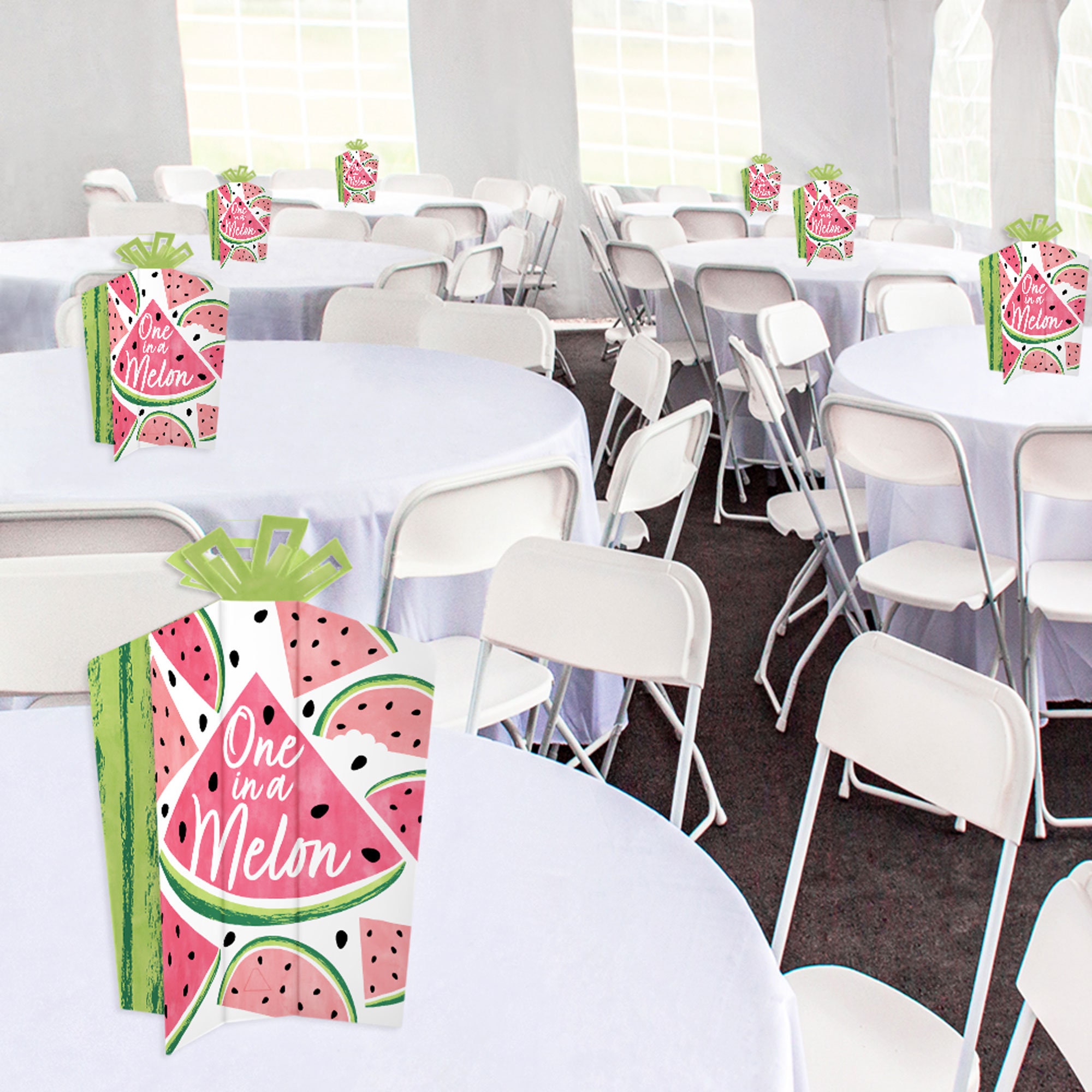 Sweet Watermelon Table Decorations Fruit Party Fold and - Etsy