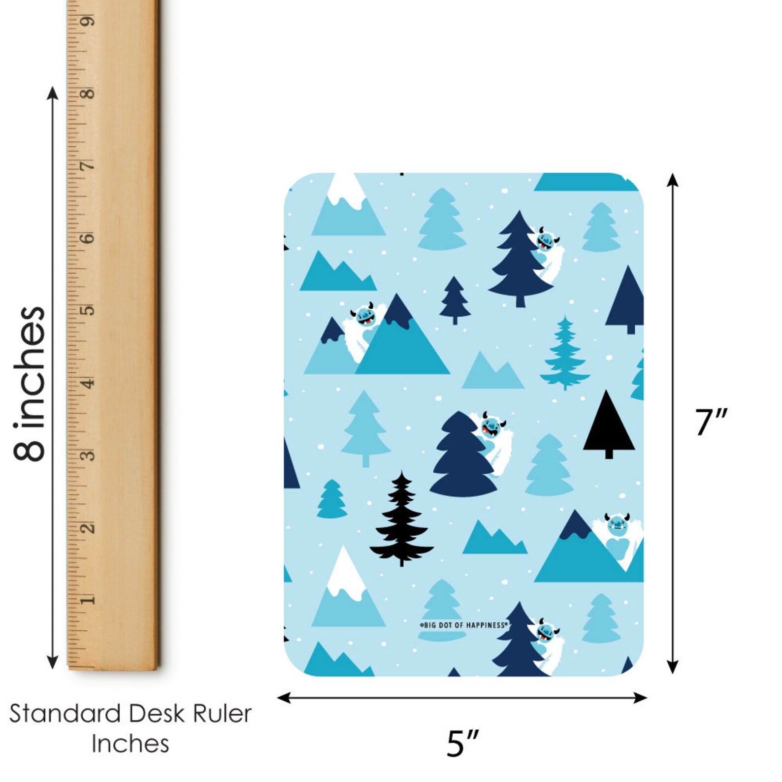 Yeti to Party Bingo Cards and Markers Abominable Snowman | Etsy