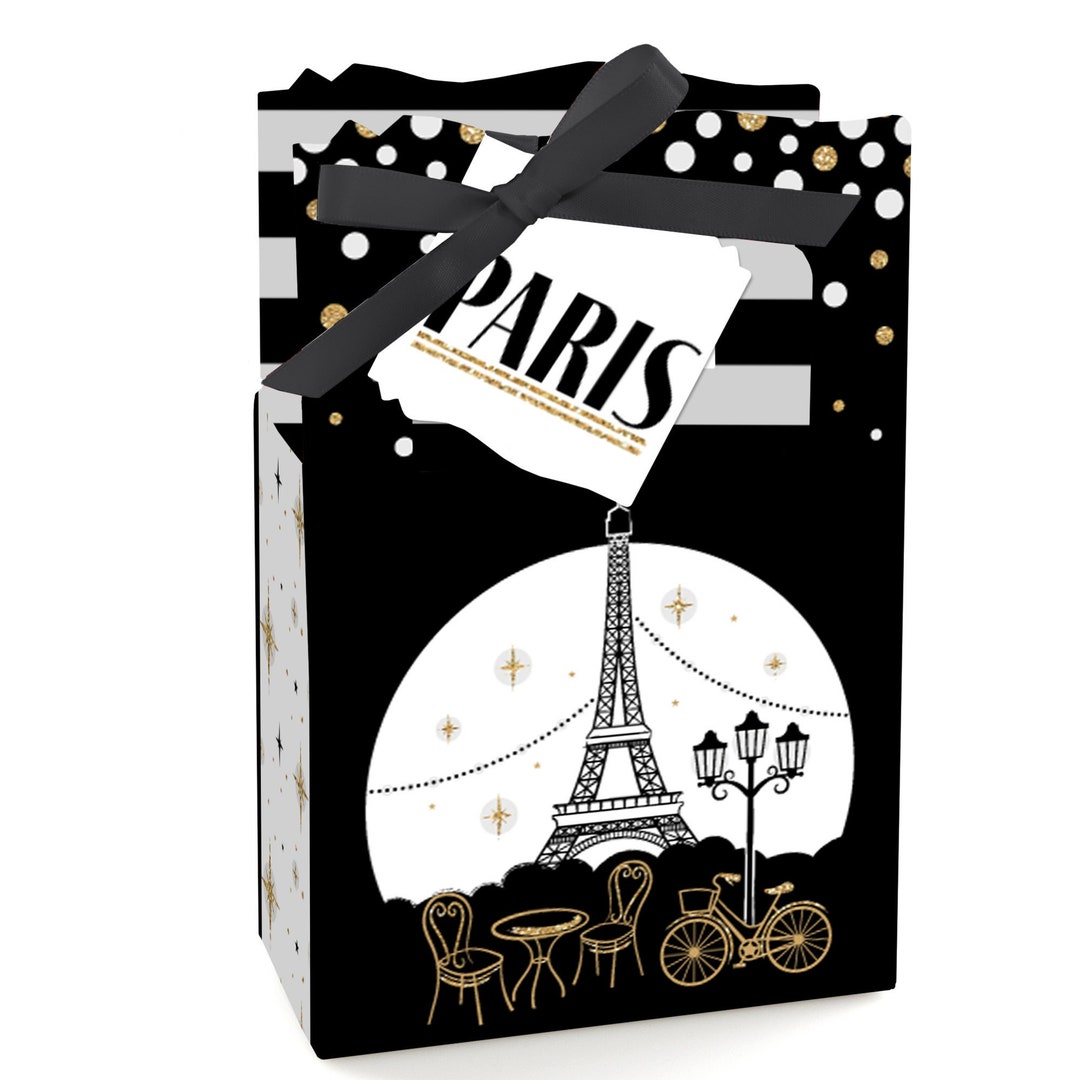 Stars Over Paris - Parisian Themed Party Favor Boxes - Set of 12 - Etsy