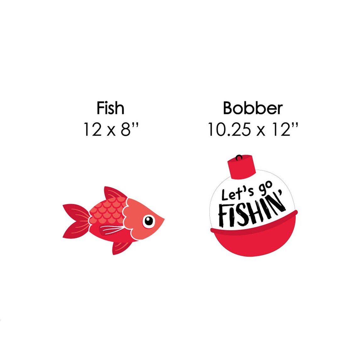 Lets Go Fishing Bobber Lawn Decorations Outdoor Fish - Etsy