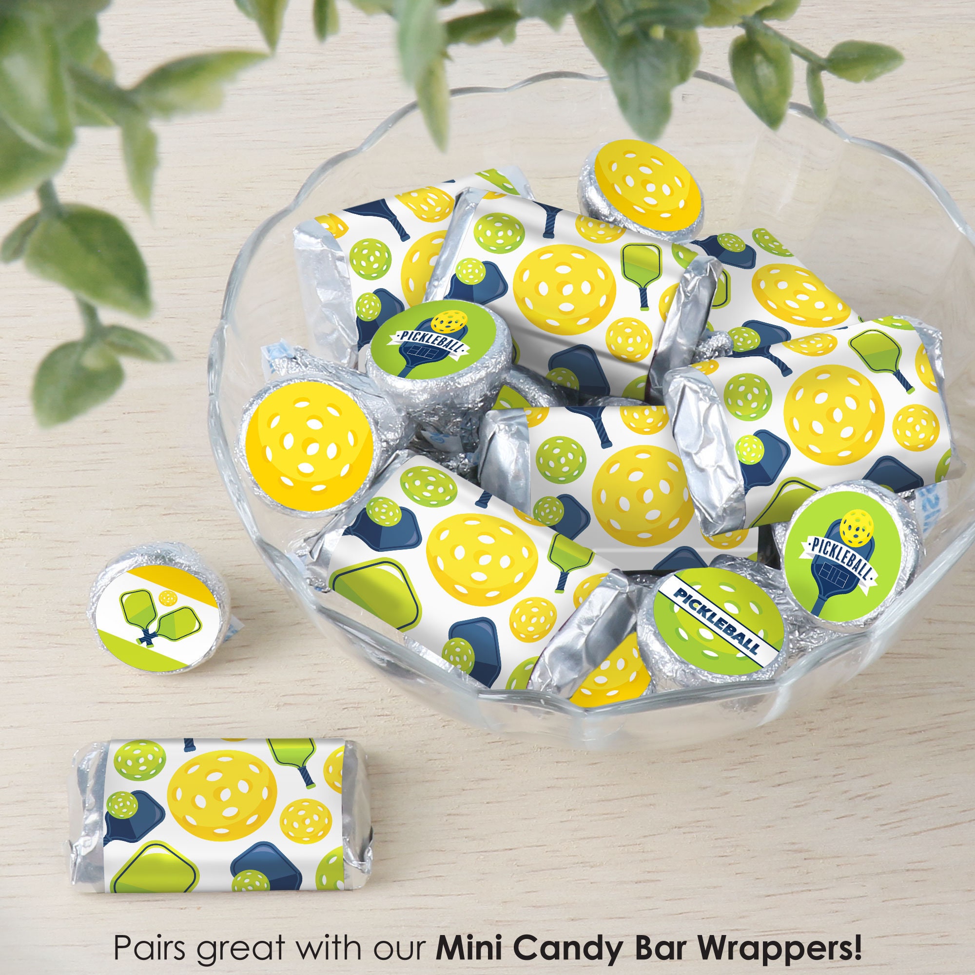 Let’s Rally - Pickleball - Birthday or Retirement Party Small Round ...