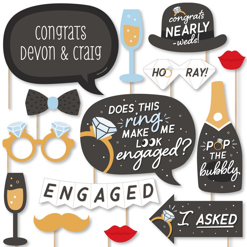 Custom Photo Booth Props - Etsy