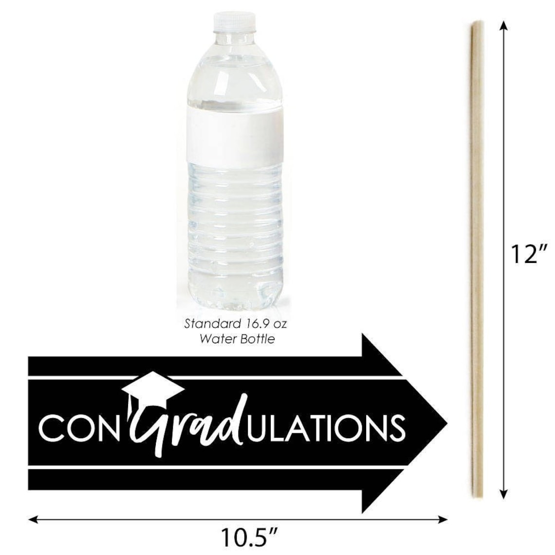 Funny Graduation Photo Booth Props - Black and White Grad - Best is yet ...