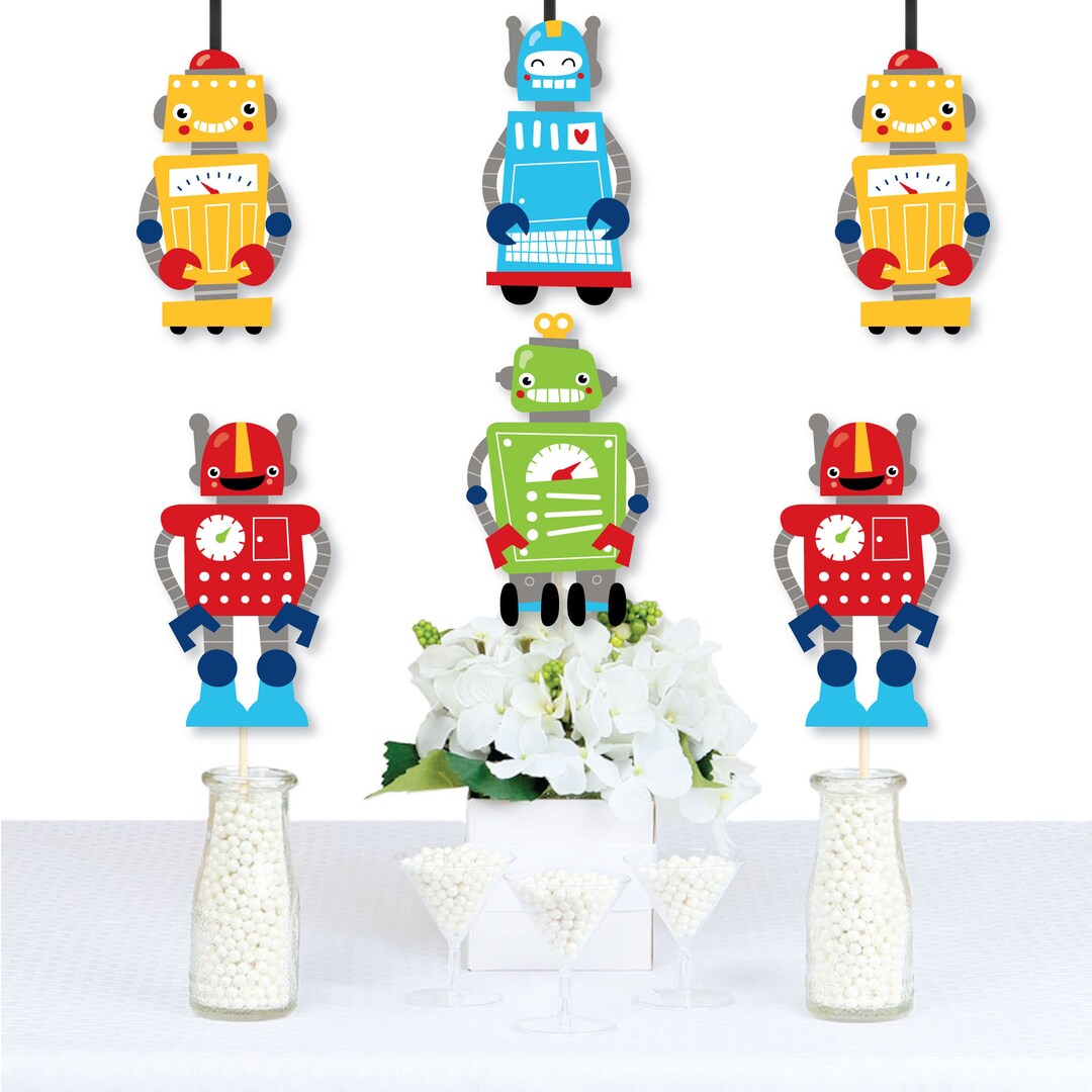 Gear up Robots - Decorations DIY Birthday Party or Baby Shower ...