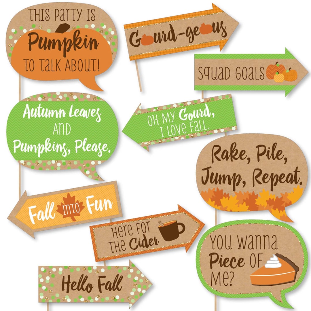 Funny Pumpkin Patch - Fall, Halloween, or Thanksgiving Party Photo ...