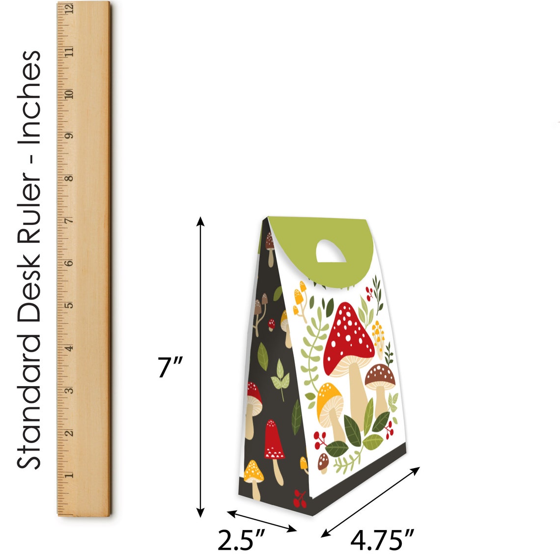 Wild Mushrooms - Red Toadstool Party Gift Favor Bags - Party Goodie ...