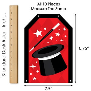 Ta-da, Magic Show - Hanging Vertical Paper Door Banners - Magical ...