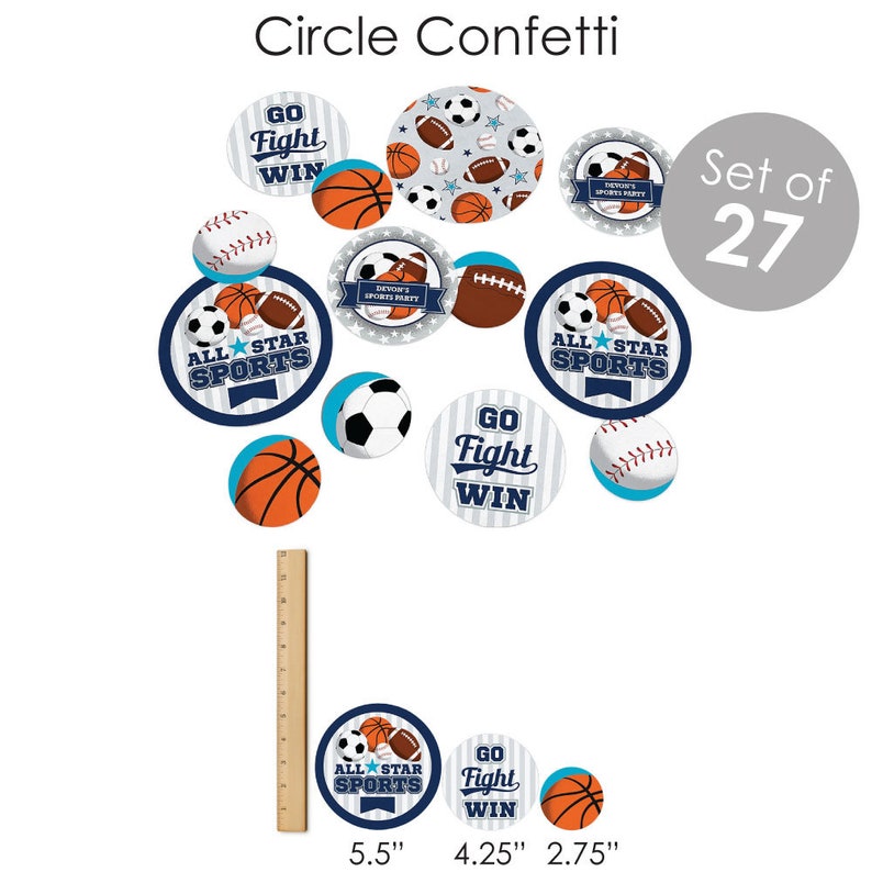 Go Fight Win Sports Baby Shower or Birthday Party - Etsy