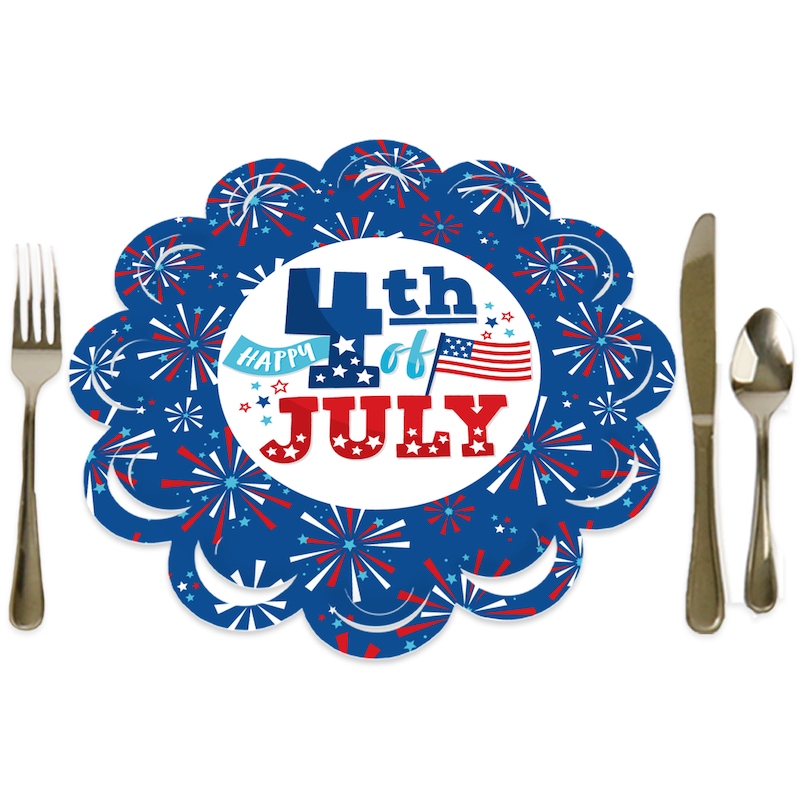Patriotic Round Place - Etsy