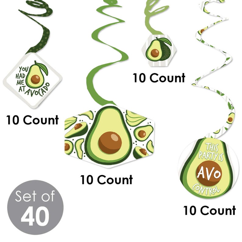 Hello Avocado Fiesta Party Hanging Decor Party Decoration - Etsy