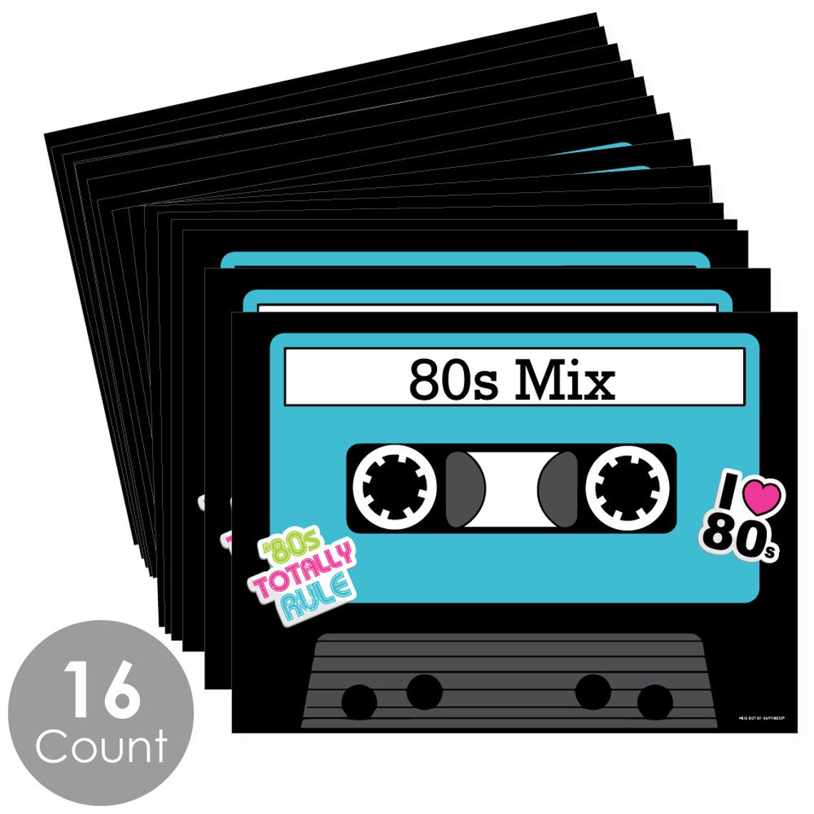 80s Retro Party Table Decorations Totally 1980s Party - Etsy