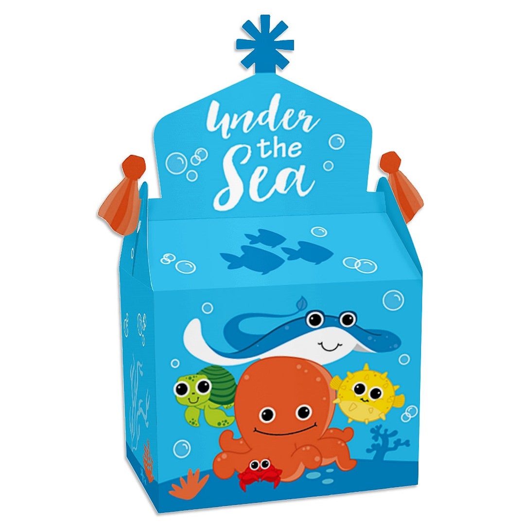 Under the Sea Critters - Treat Box Party Favors - Baby Shower or ...