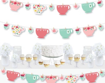 Tea Party Banner - Etsy