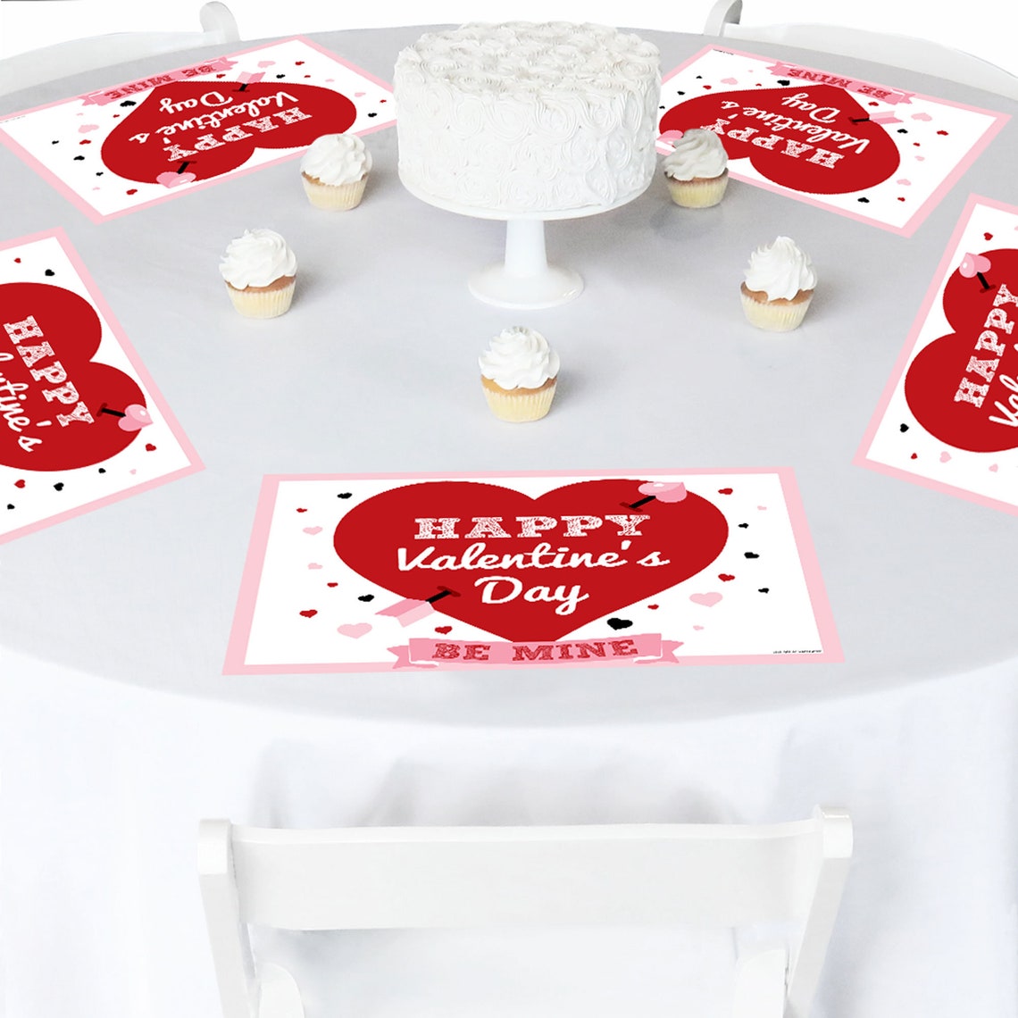 Conversation Hearts Paper Valentines Day Party Coloring | Etsy