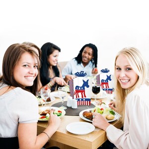 Democrat Election - Table Decorations - Democratic Political Party Fold ...