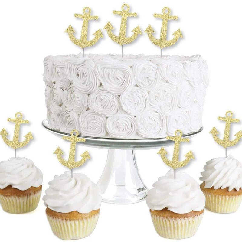 Nautical Bridal Shower Anchor Centerpieces - Etsy