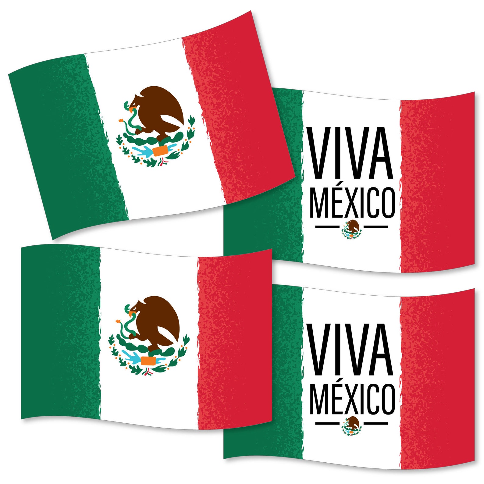 Viva Mexico Flag Decorations DIY Mexican Independence Day - Etsy