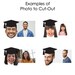 Grad Cap Fun Face Cutout Decorations DIY Custom Graduation - Etsy