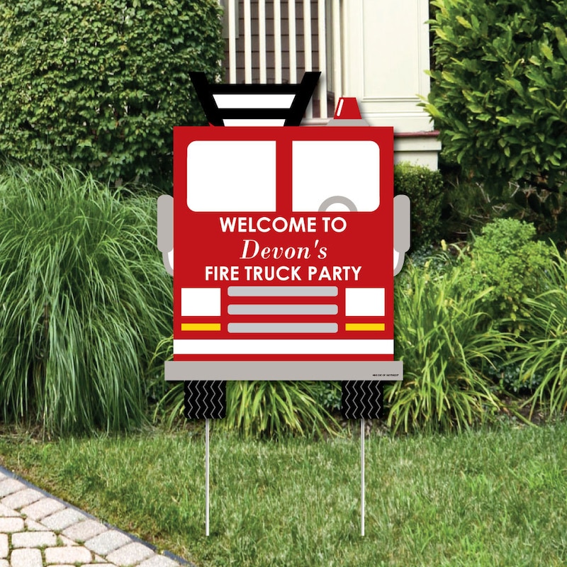 Firetruck Decor - Etsy