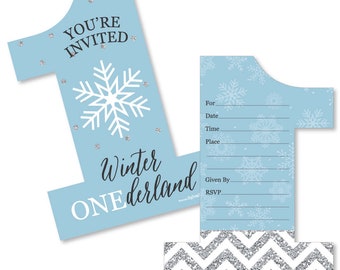 Snowflake Shaped Invitations - Etsy