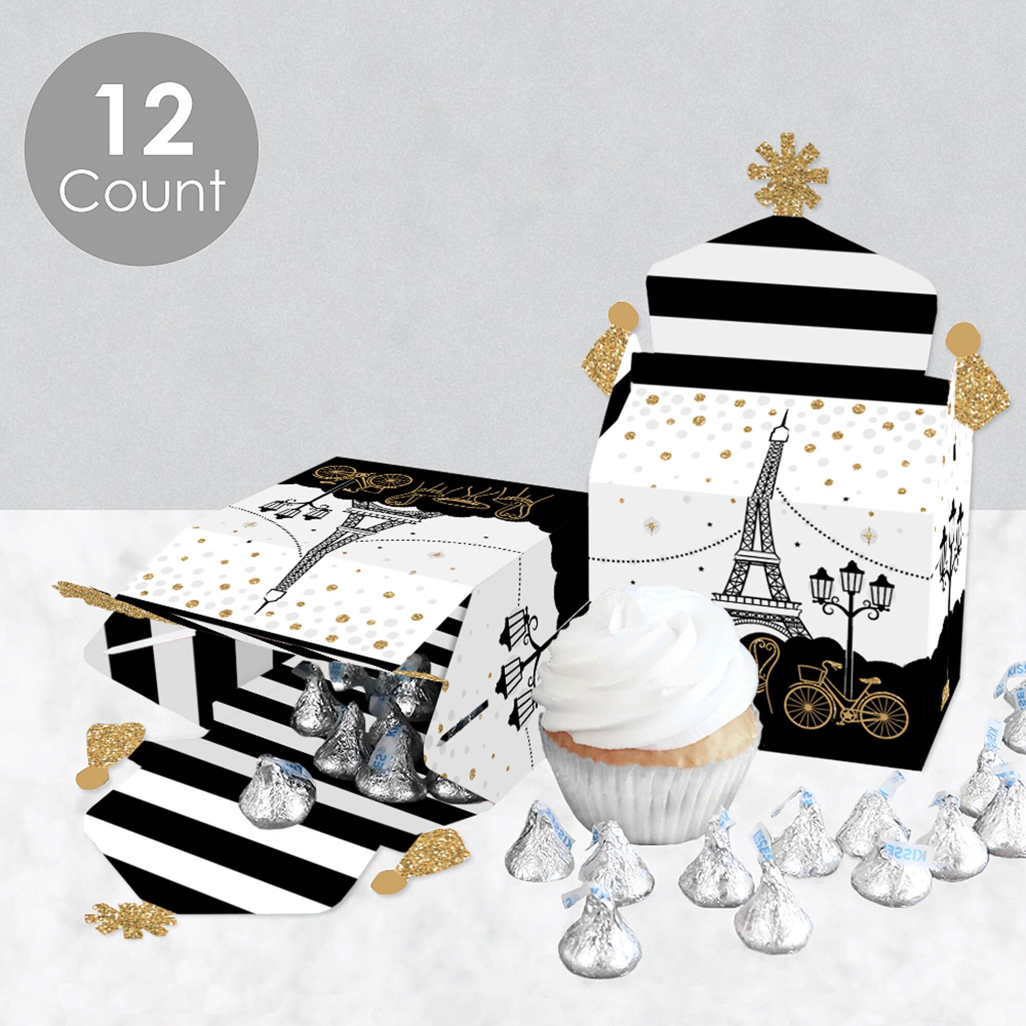 Stars Over Paris Treat Box Party Favors Parisian Themed | Etsy