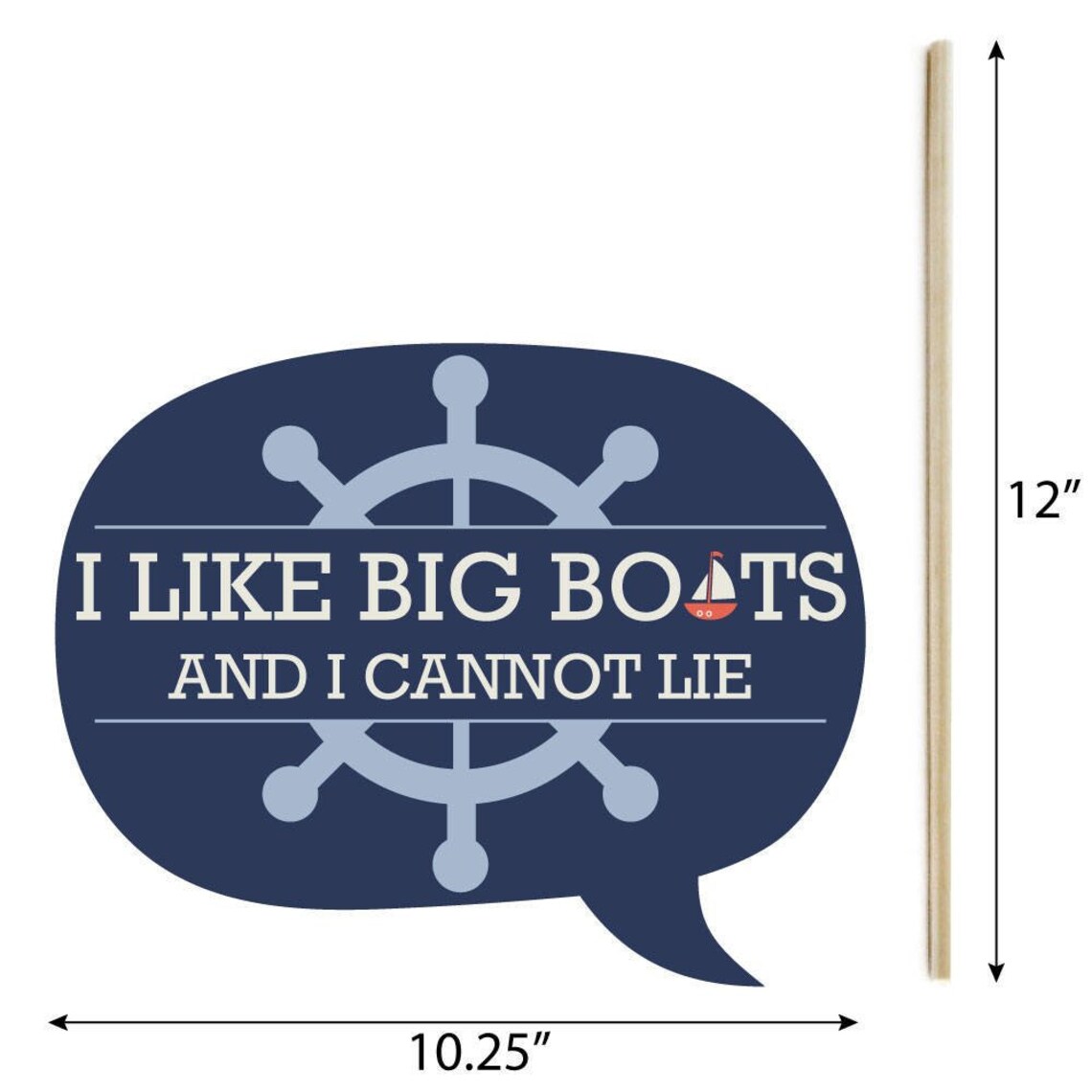 Funny Ahoy - Nautical Party Photo Booth Props - Nautical Photo Booth ...
