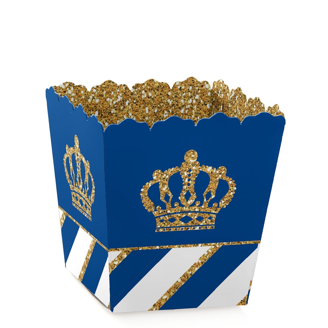 Royal Prince Charming - Party Mini Favor Boxes - Baby Shower or ...
