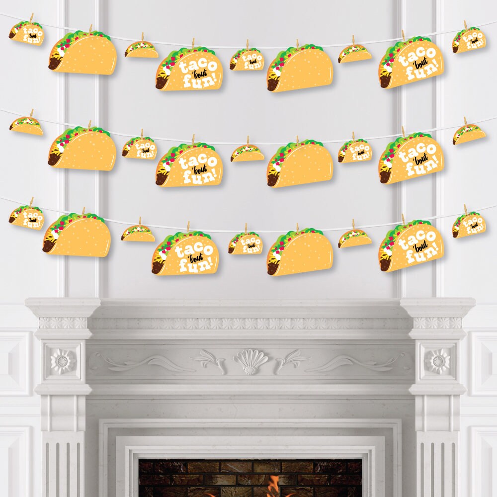 Taco Bout Fun Mexican Fiesta DIY Decorations Clothespin | Etsy