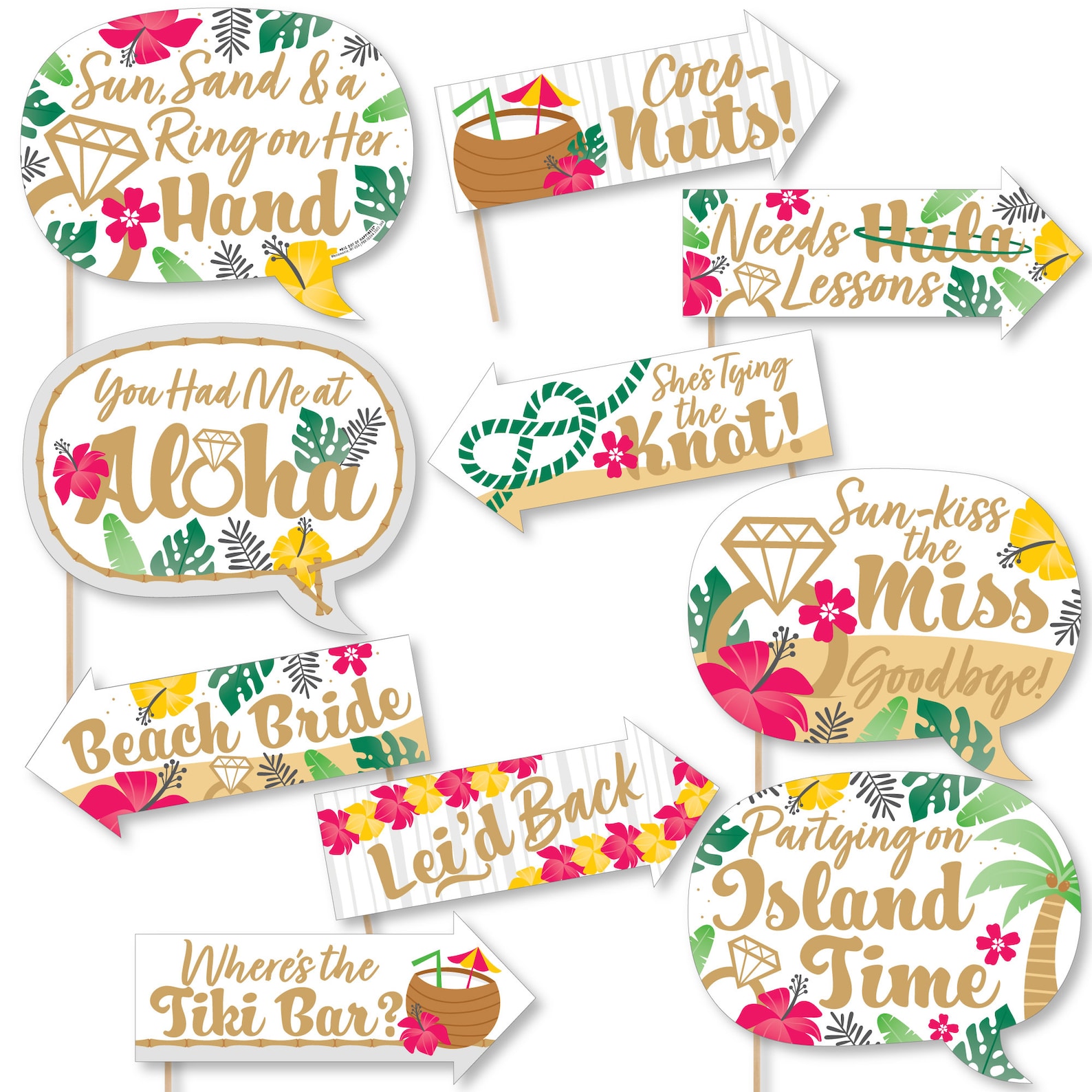 Funny Last Luau Tropical Bachelorette Party and Bridal - Etsy