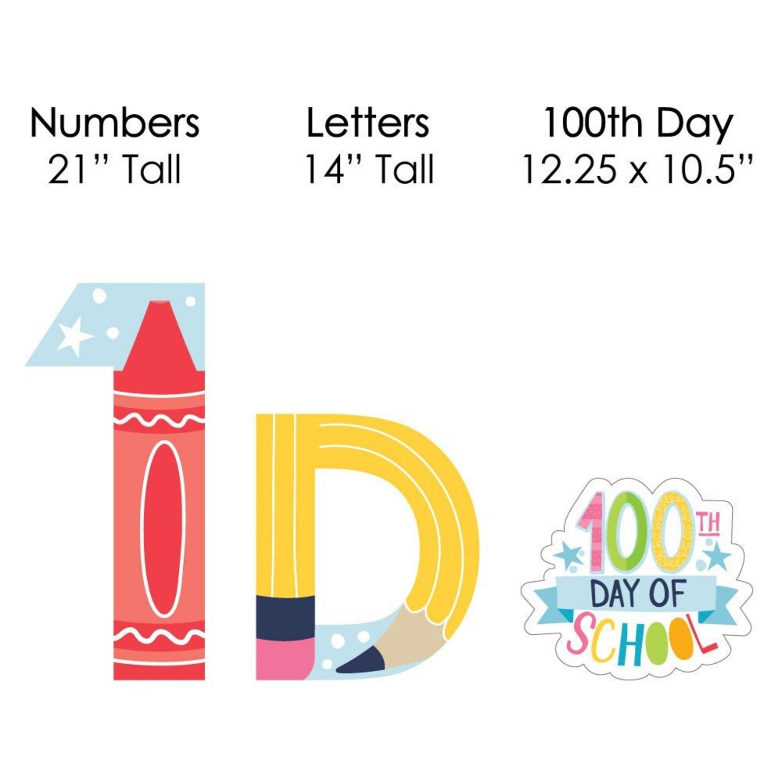 Happy 100th Day of School Yard Sign Outdoor Lawn Decorations - Etsy