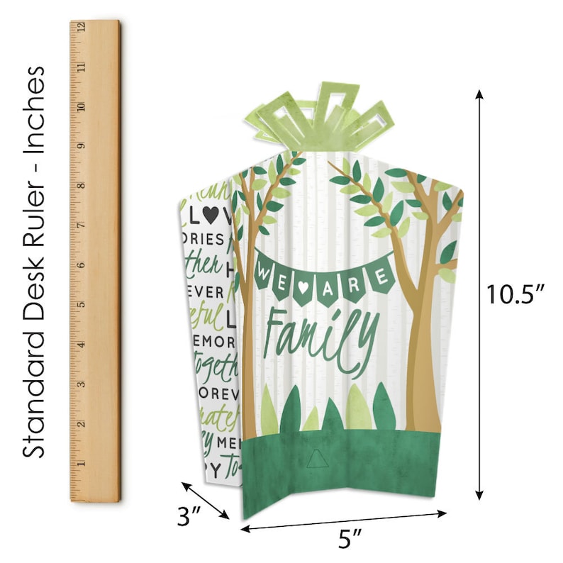 Family Tree Reunion - Table Decorations - Family Gathering Party Fold ...
