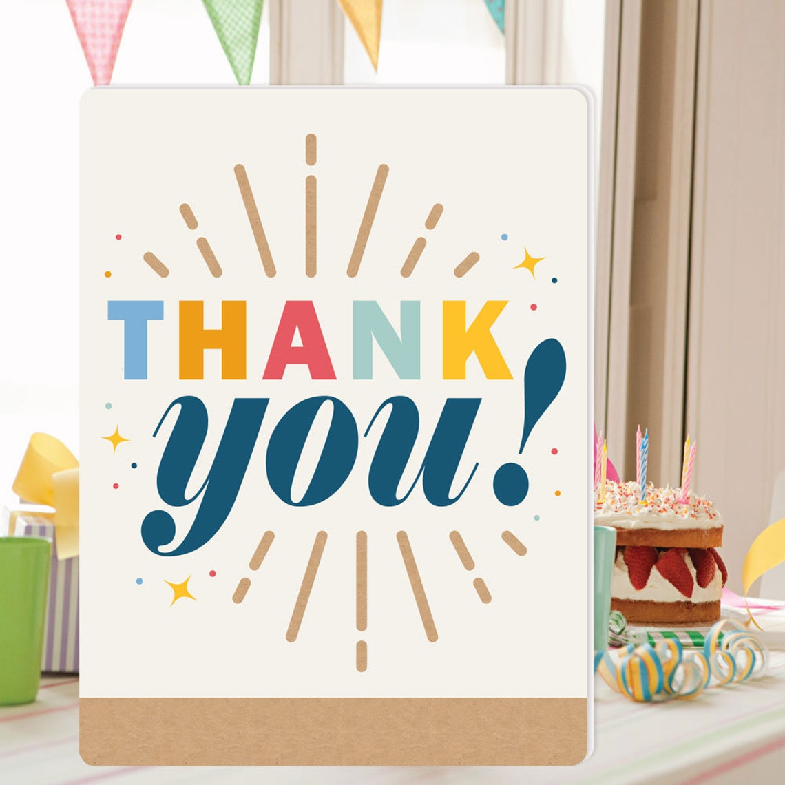 Thank You so Very Much Gratitude Giant Greeting Card Big | Etsy