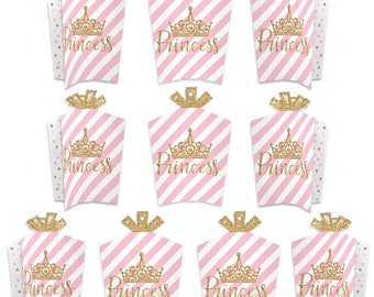 3 Pink Gold African American Princess Centerpieces Birthday - Etsy