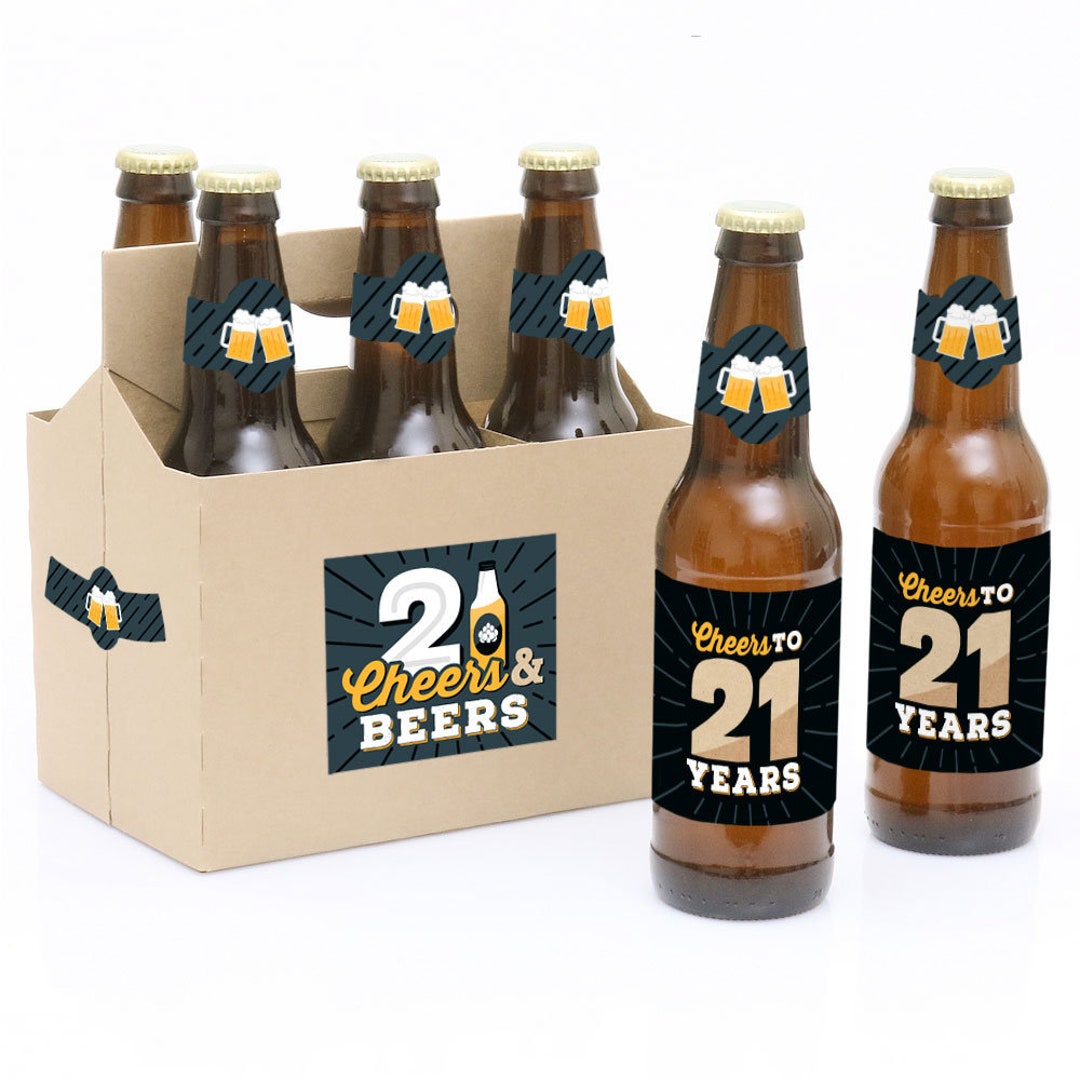 Cheers and Beers to 21 Years - 21st Birthday Party Decorations for ...
