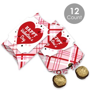 Conversation Hearts - Favor Gift Boxes - Valentine’s Day Party Large ...