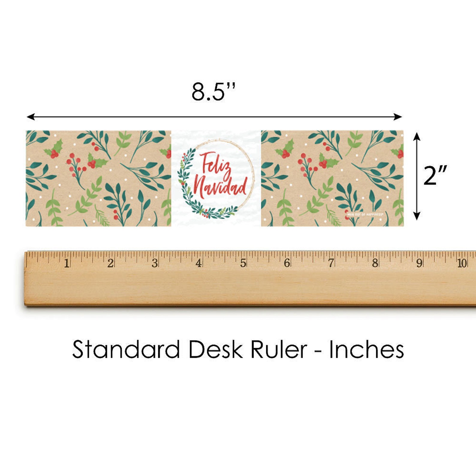 Feliz Navidad Holiday and Spanish Christmas Party Water - Etsy