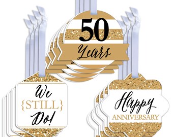 50th Anniversary Tag - Etsy