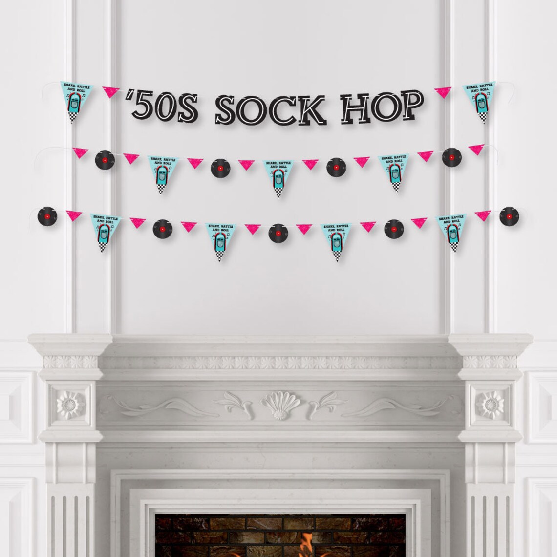 50's Sock Hop Letter Banner Decoration 1950's Rock | Etsy