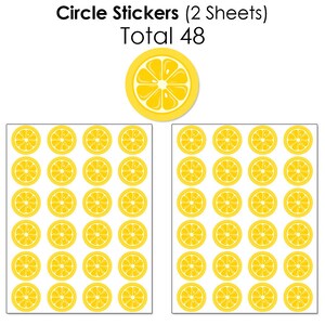 So Fresh - Lemon - Mini Candy Bar Wrappers, Round Candy Stickers and ...