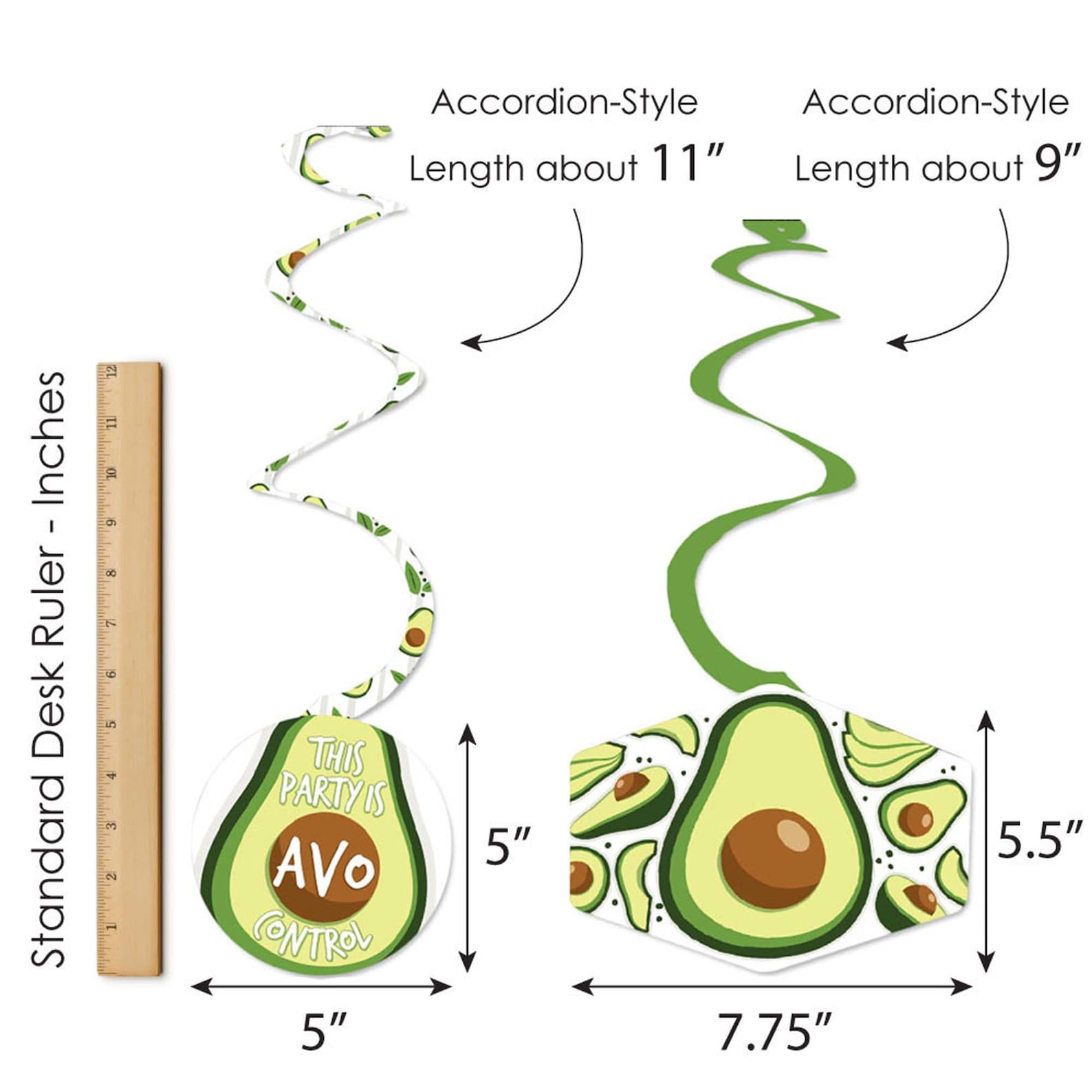 Hello Avocado Fiesta Party Hanging Decor Party Decoration - Etsy