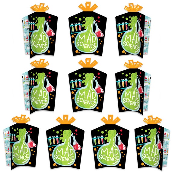 Scientist Lab - Table Decorations - Mad Science Baby Shower or Birthday ...