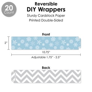 Winter Wonderland - Snowflake Holiday Party and Winter Wedding Favors ...