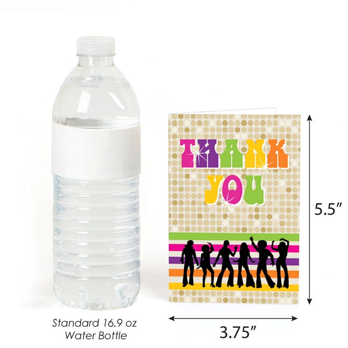 70's Disco Thank You Cards - 1970s Disco Fever Party Supplies ...
