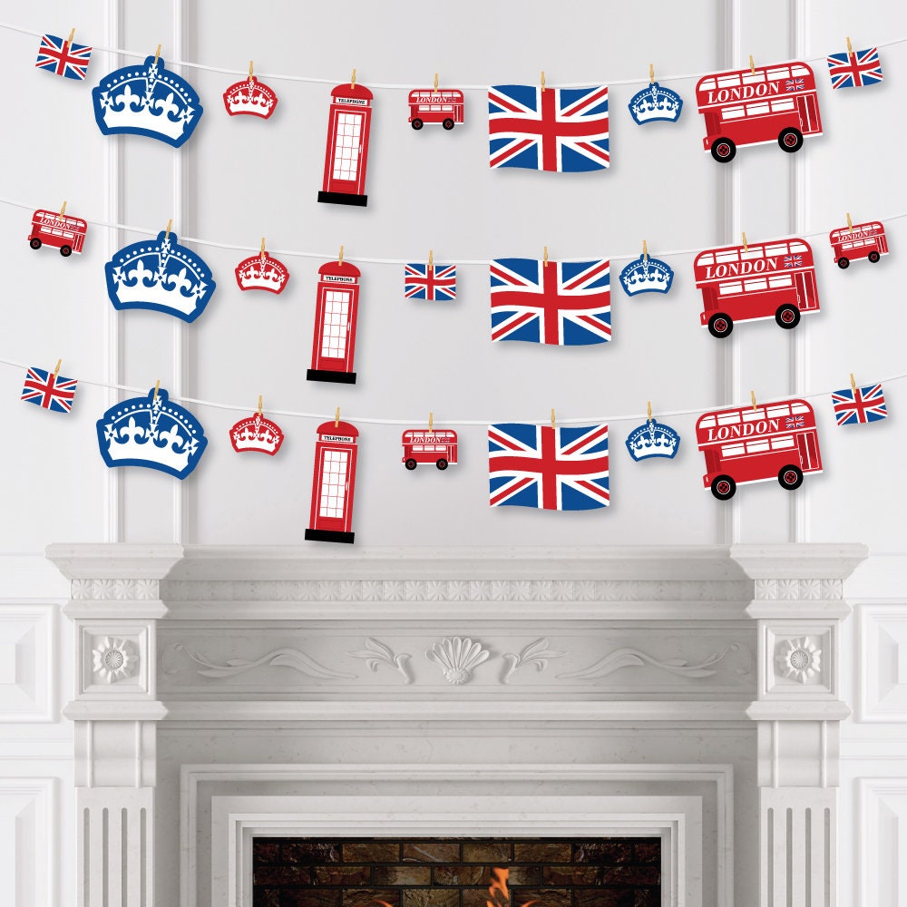 Cheerio London British UK Party DIY Decorations | Etsy