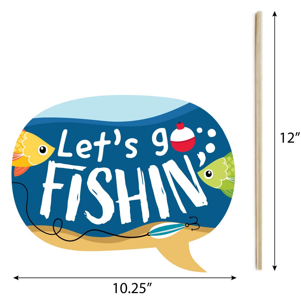 Lets Go Fishing 20 Piece Fish Themed Birthday Party or Baby | Etsy