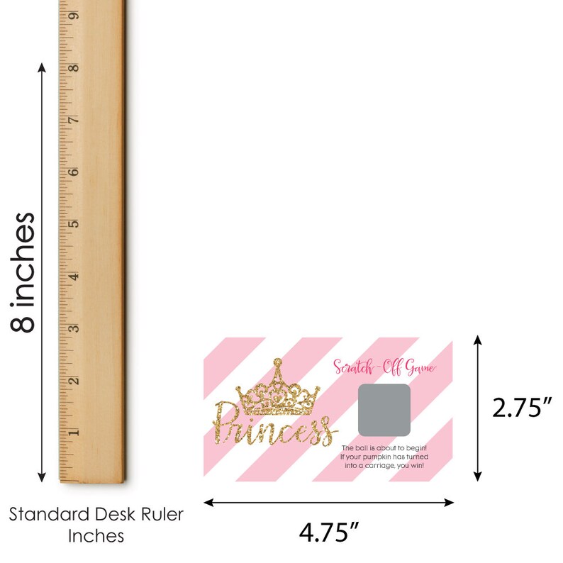 Little Princess Crown - Scratch off Game - Pink & Gold Princess Baby ...