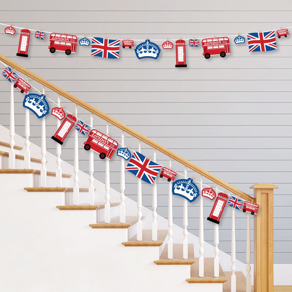 Cheerio London British UK Party DIY Decorations - Etsy