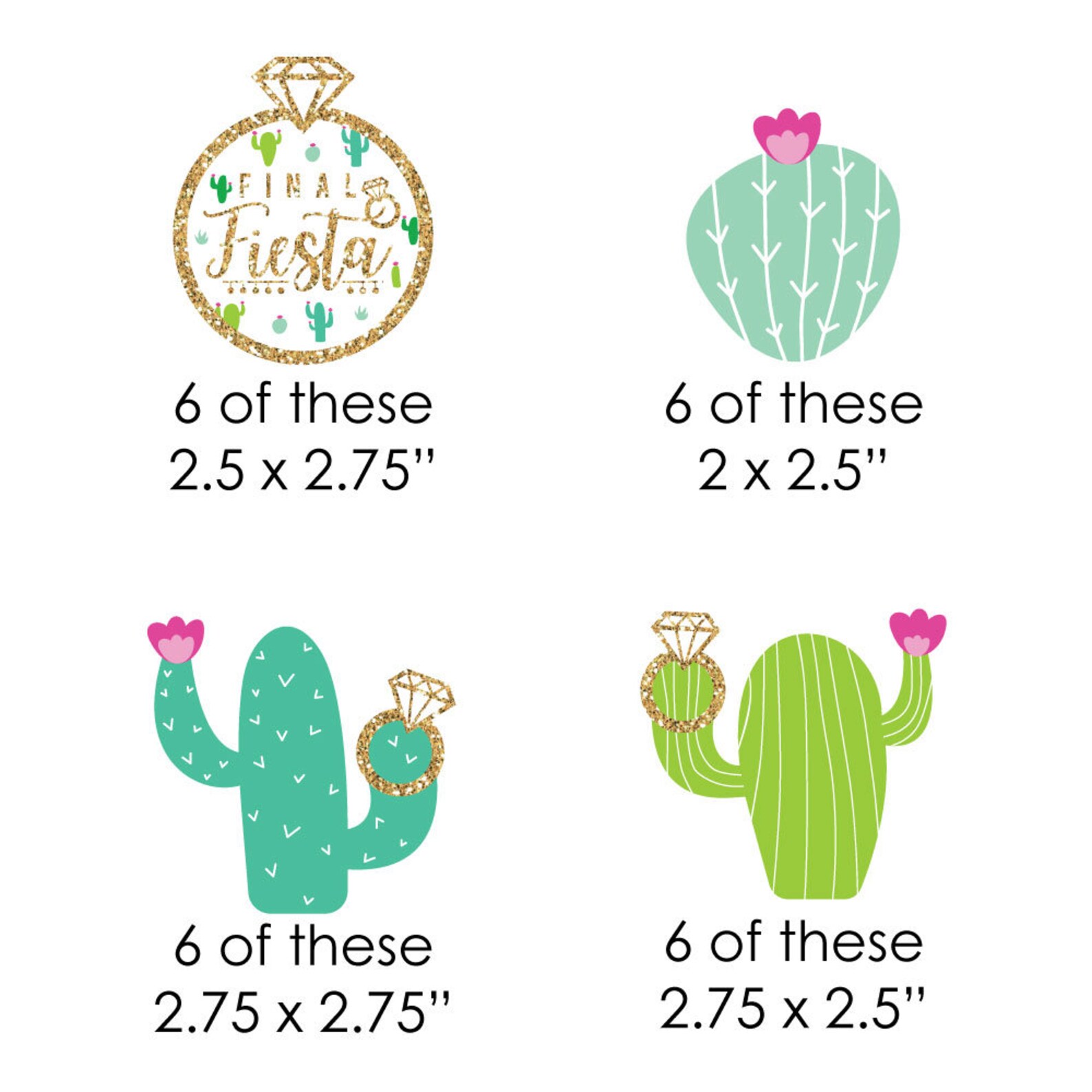 Final Fiesta Diy Shaped Last Fiesta Bachelorette Party | Etsy