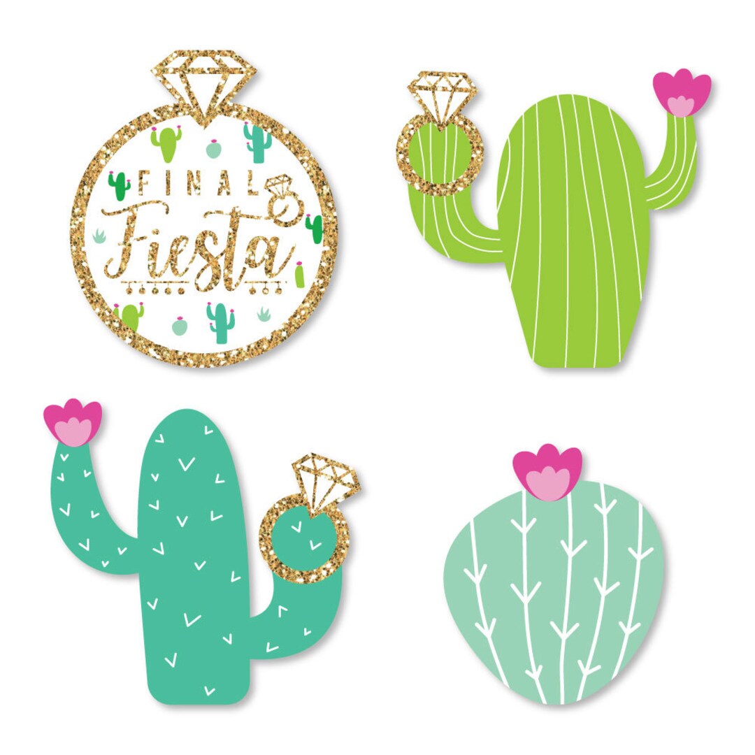 Final Fiesta Diy Shaped Last Fiesta Bachelorette Party - Etsy
